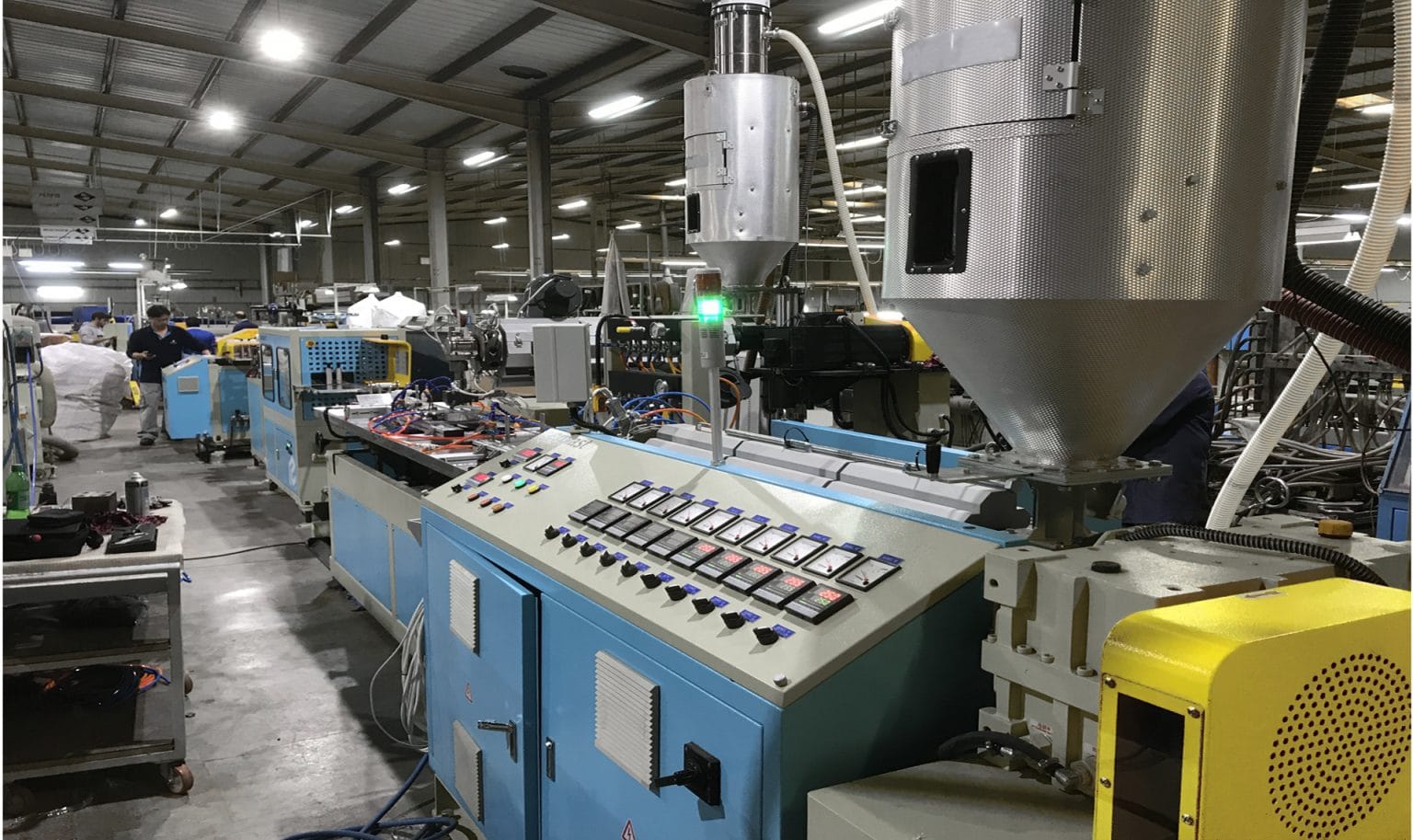 Lamping Profile Extrusion Line - Taiwan Everplast - Contact us
